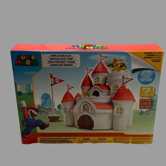 Nintendo | Toys | Nintendo Super Mario Castle Playset Includes Bowser ...